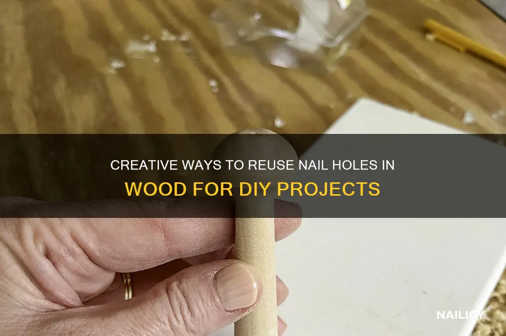 Creative Ways To Reuse Nail Holes In Wood For Diy Projects | Nailicy