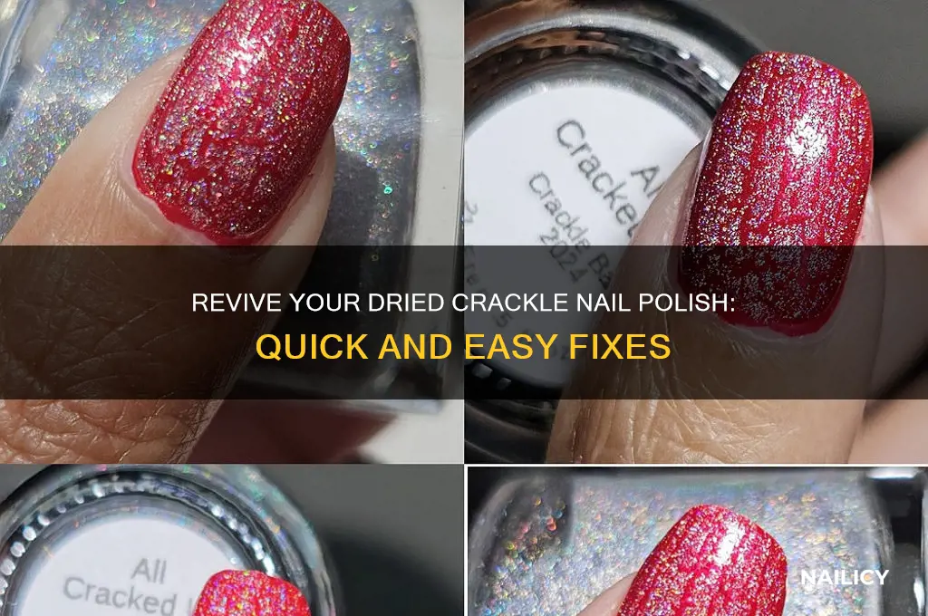 Revive Your Dried Crackle Nail Polish: Quick And Easy Fixes | Nailicy