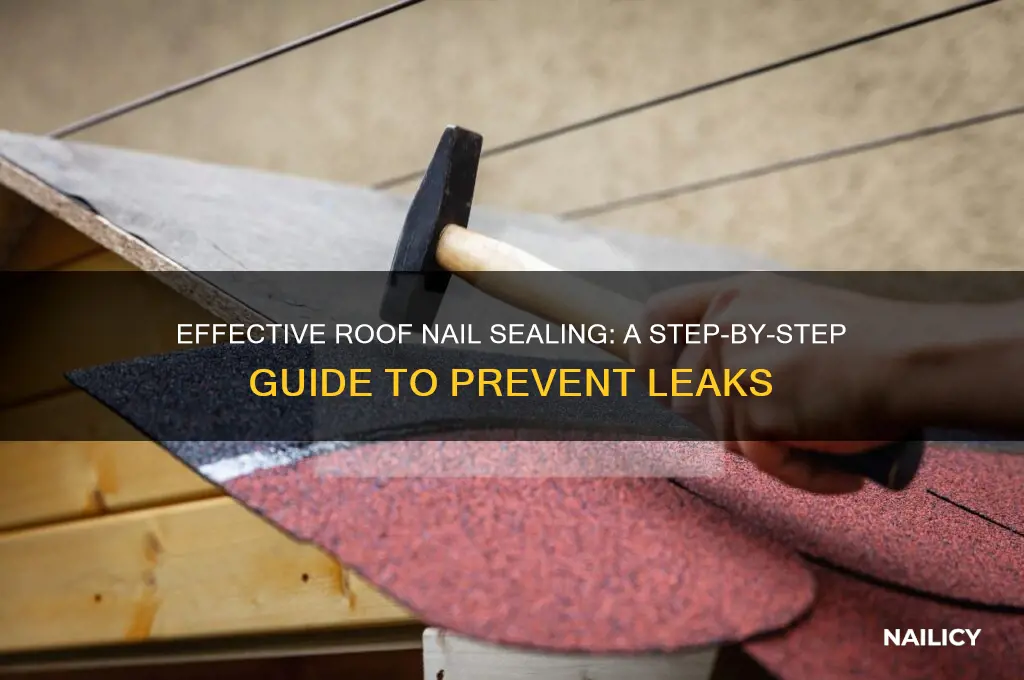 Effective Roof Nail Sealing: A Step-By-Step Guide To Prevent Leaks ...