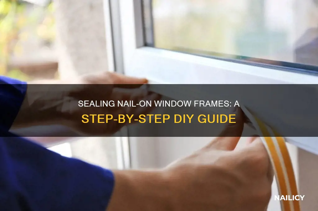 Sealing Nail-On Window Frames: A Step-By-Step Diy Guide | Nailicy