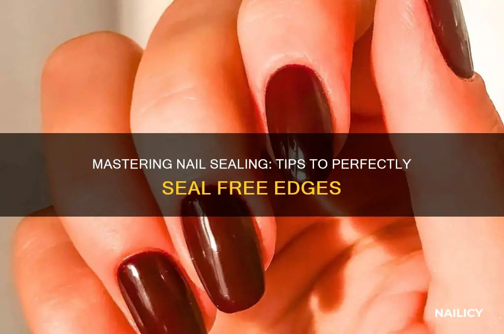 Mastering Nail Sealing: Tips To Perfectly Seal Free Edges | Nailicy