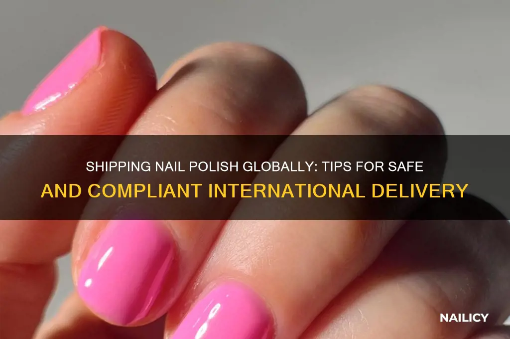 Shipping Nail Polish Globally: Tips For Safe And Compliant ...