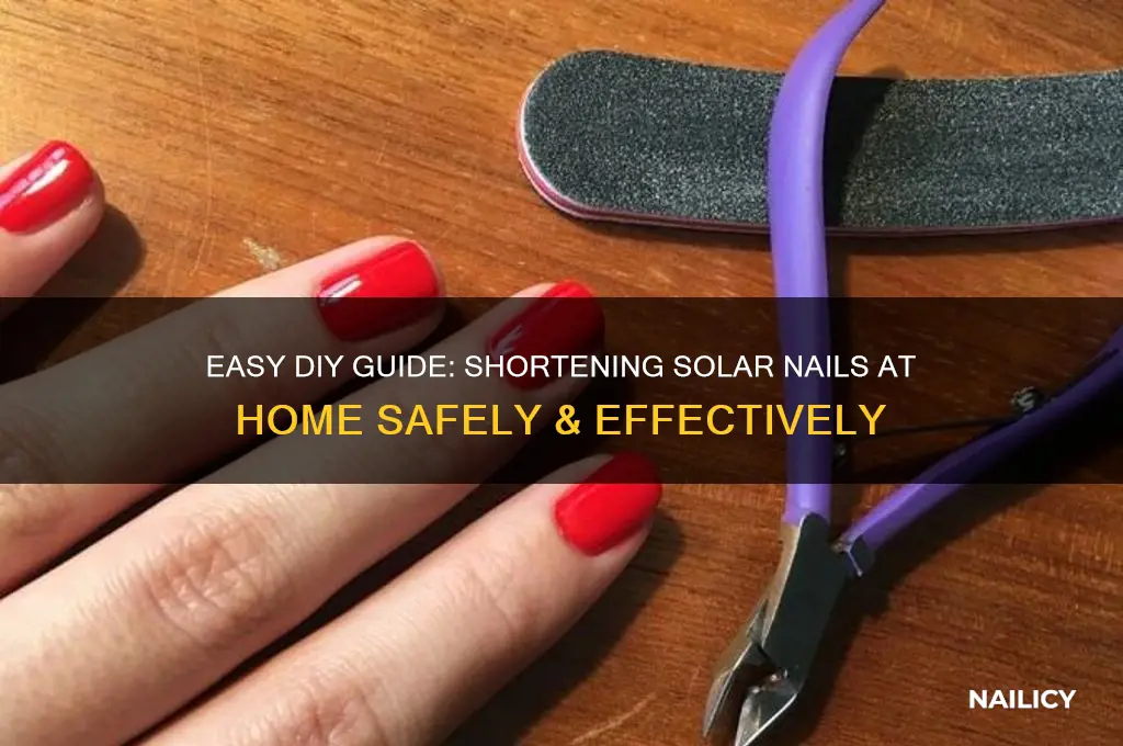 Easy Diy Guide: Shortening Solar Nails At Home Safely & Effectively ...
