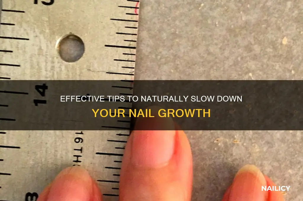 Effective Tips To Naturally Slow Down Your Nail Growth | Nailicy