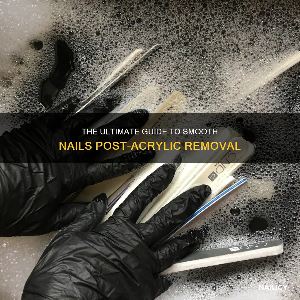 The Ultimate Guide To Smooth Nails Post-Acrylic Removal | Nailicy