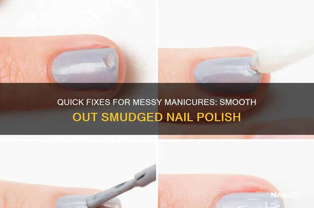 Quick Fixes For Messy Manicures: Smooth Out Smudged Nail Polish | Nailicy