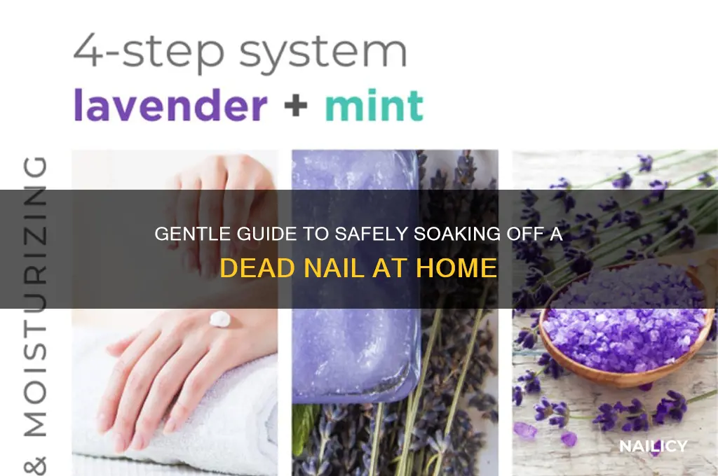 Gentle Guide To Safely Soaking Off A Dead Nail At Home | Nailicy