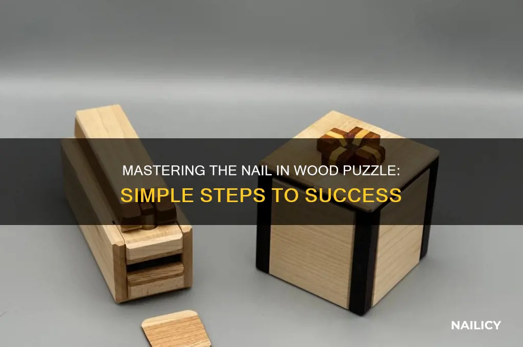 Mastering The Nail In Wood Puzzle: Simple Steps To Success | Nailicy