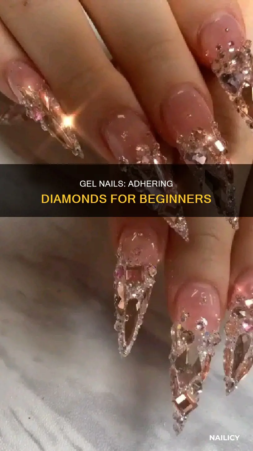 Gel Nails: Adhering Diamonds For Beginners | Nailicy