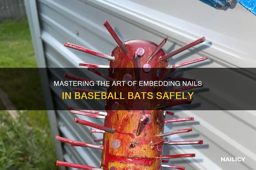 Mastering The Art Of Embedding Nails In Baseball Bats Safely | Nailicy