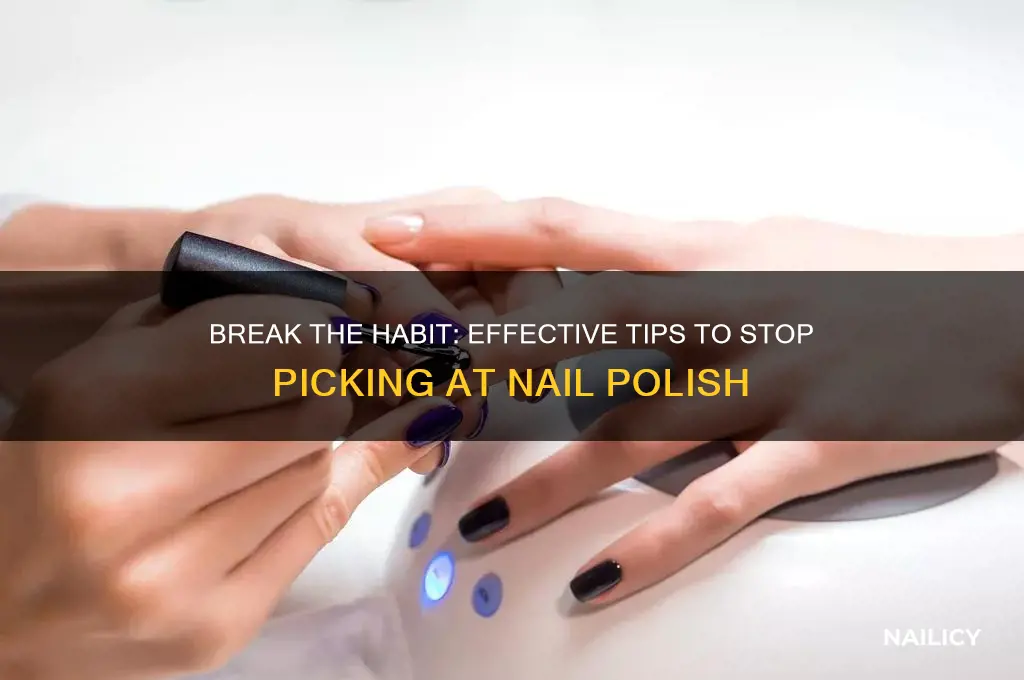 Break The Habit: Effective Tips To Stop Picking At Nail Polish | Nailicy