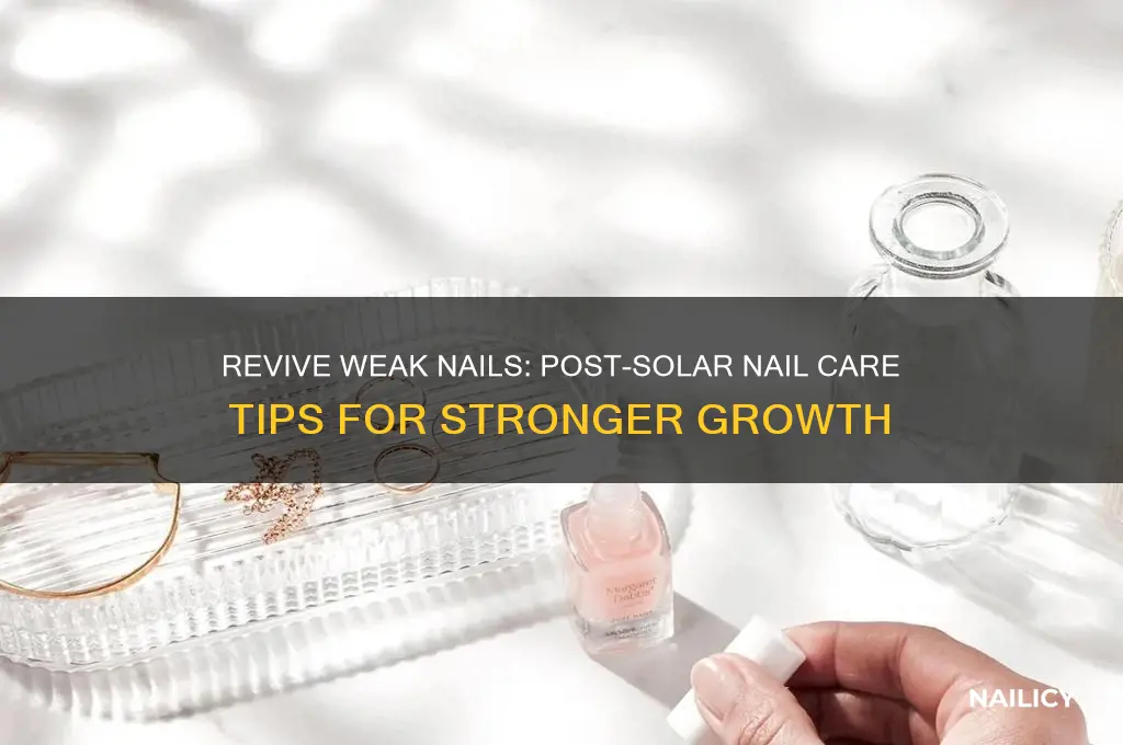 Revive Weak Nails: Post-Solar Nail Care Tips For Stronger Growth | Nailicy