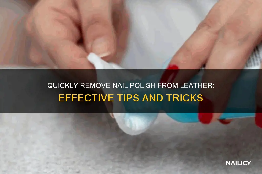 How To Remove Nail Varnish From Leather