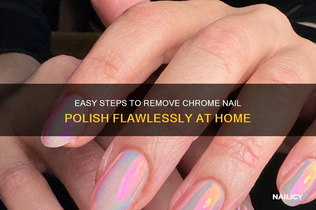 Easy Steps To Remove Chrome Nail Polish Flawlessly At Home | Nailicy
