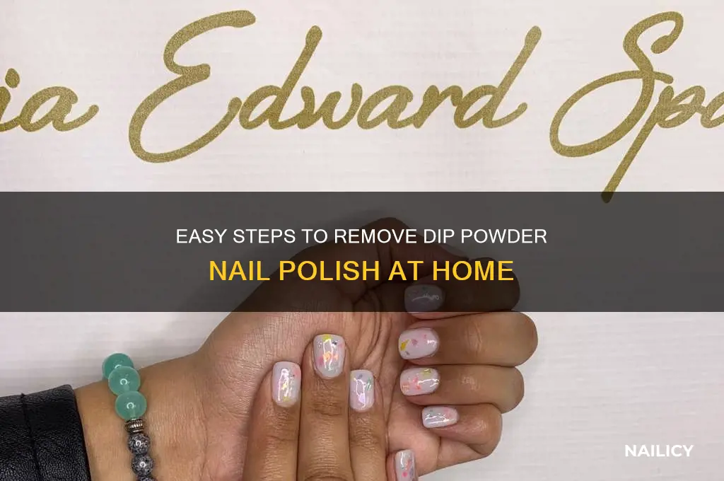 Easy Steps To Remove Dip Powder Nail Polish At Home | Nailicy