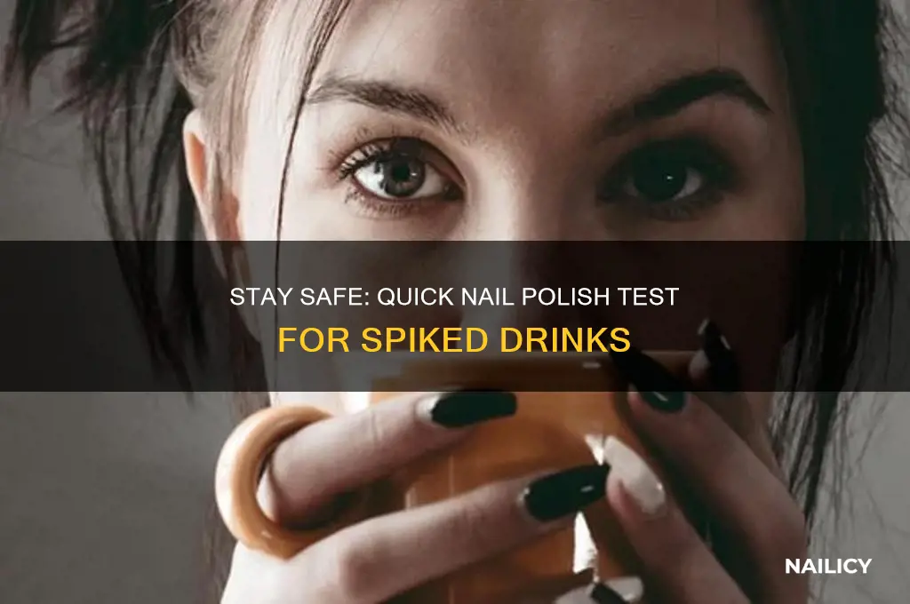 Stay Safe: Quick Nail Polish Test For Spiked Drinks | Nailicy