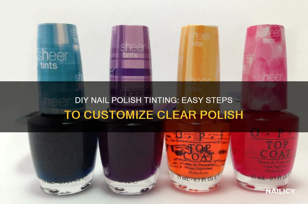 Diy Nail Polish Tinting: Easy Steps To Customize Clear Polish | Nailicy