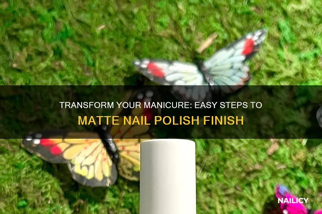 Transform Your Manicure: Easy Steps To Matte Nail Polish Finish | Nailicy
