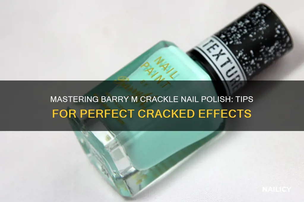 Mastering Barry M Crackle Nail Polish: Tips For Perfect Cracked Effects ...