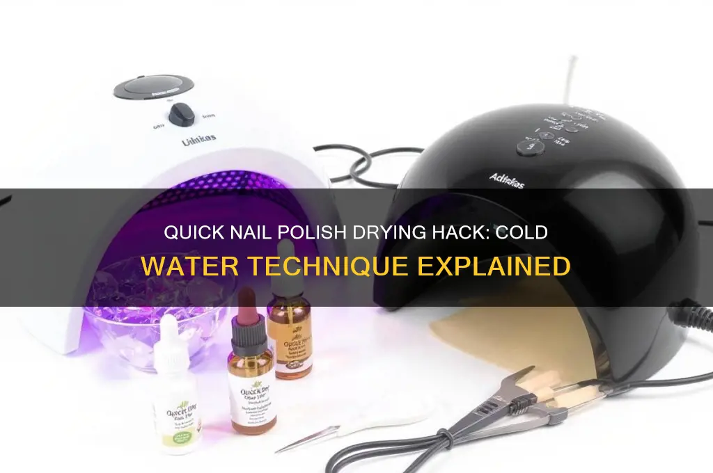 Quick Nail Polish Drying Hack: Cold Water Technique Explained | Nailicy
