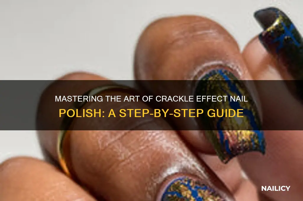 Mastering The Art Of Crackle Effect Nail Polish: A Step-By-Step Guide ...