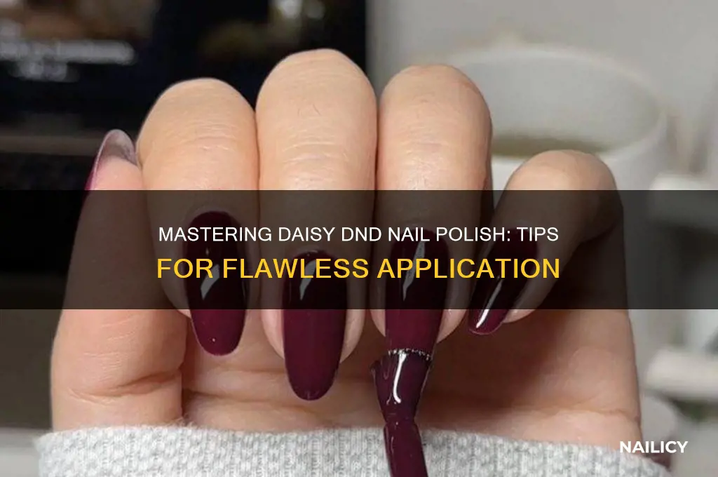 Mastering Daisy Dnd Nail Polish: Tips For Flawless Application | Nailicy