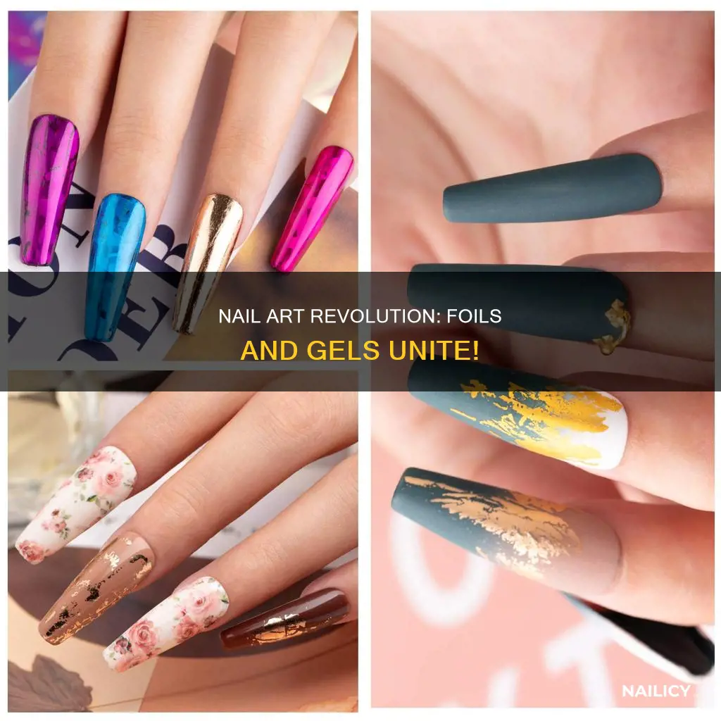 Nail Art Revolution: Foils And Gels Unite! | Nailicy
