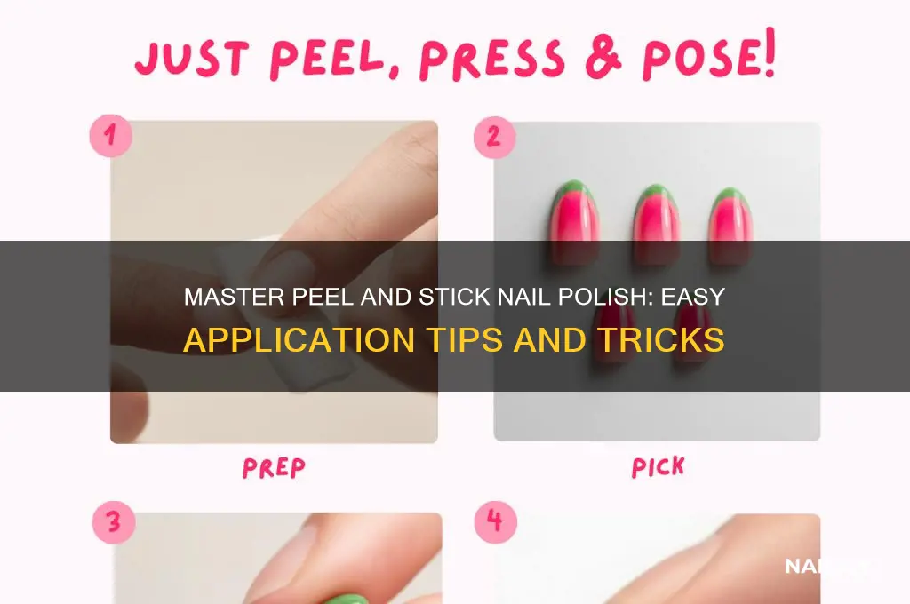 Master Peel And Stick Nail Polish: Easy Application Tips And Tricks ...