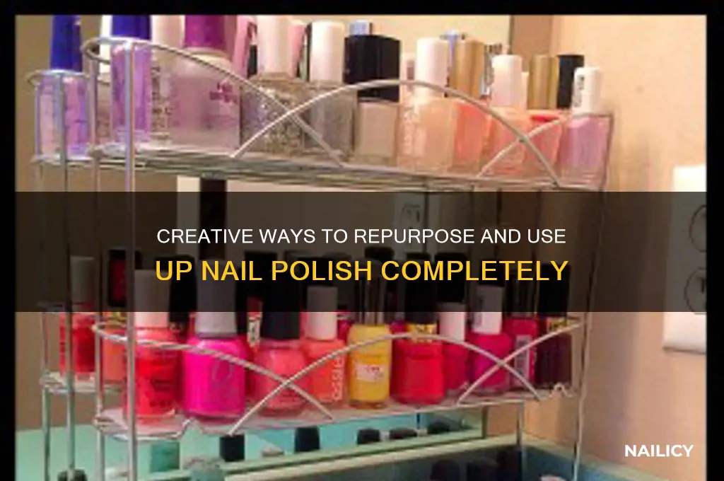 Creative Ways To Repurpose And Use Up Nail Polish Completely | Nailicy