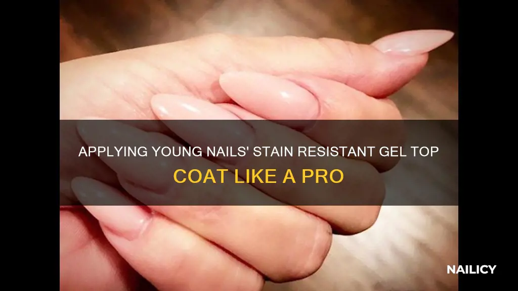 Applying Young Nails' Stain Resistant Gel Top Coat Like A Pro | Nailicy