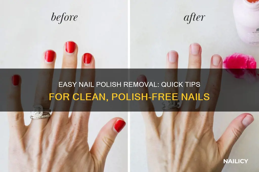 Easy Nail Polish Removal: Quick Tips For Clean, Polish-Free Nails | Nailicy
