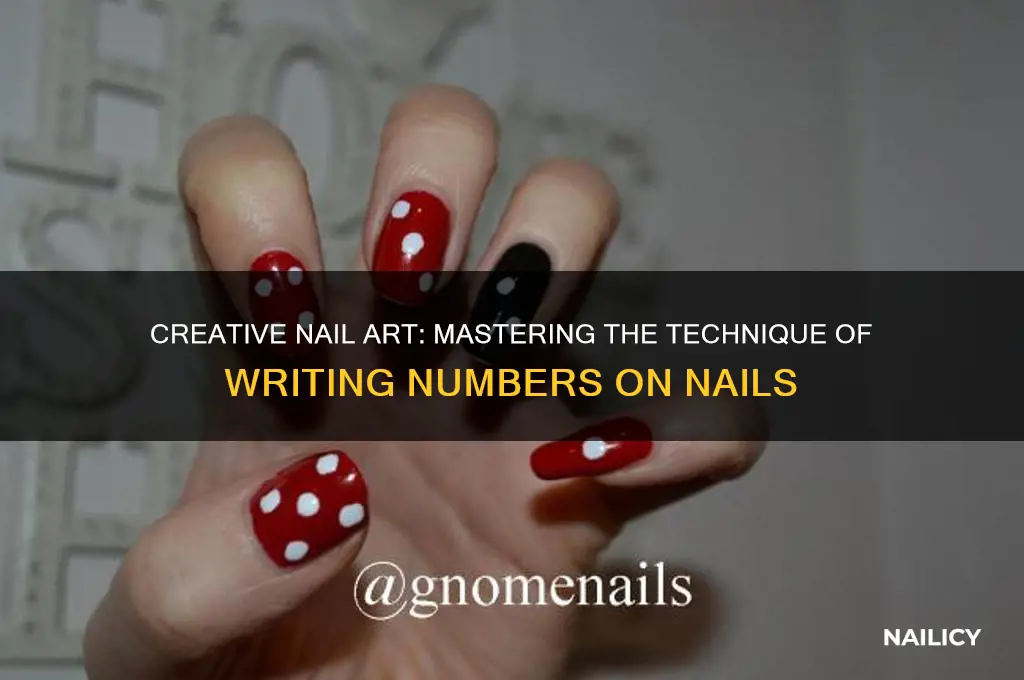 Creative Nail Art: Mastering The Technique Of Writing Numbers On Nails ...