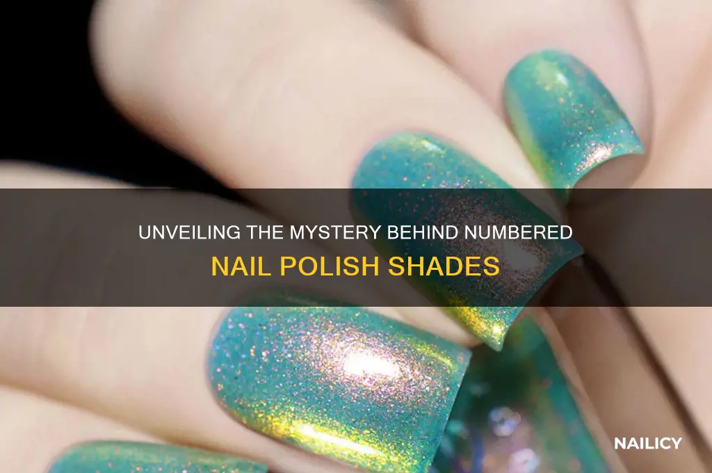 Unveiling The Mystery Behind Numbered Nail Polish Shades | Nailicy