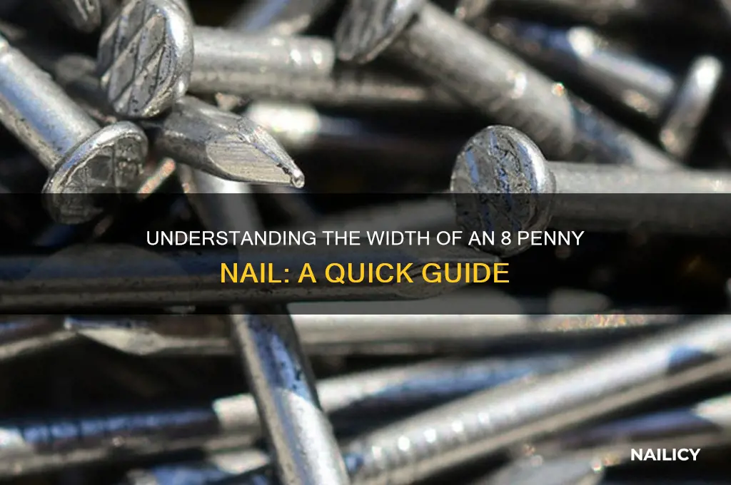 Understanding The Width Of An 8 Penny Nail: A Quick Guide | Nailicy