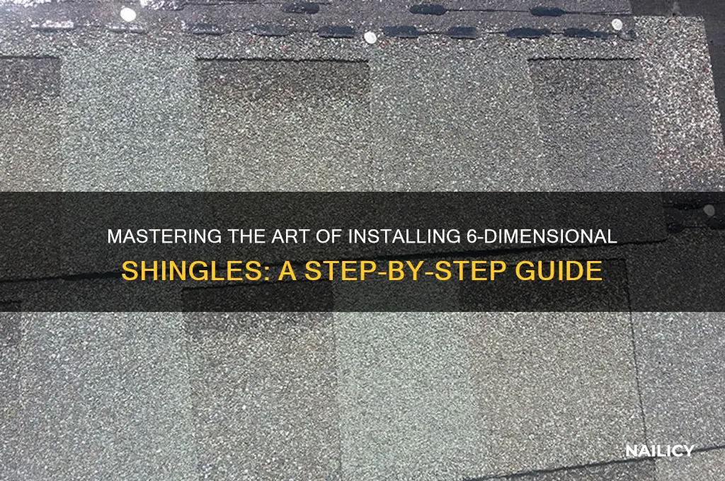 Mastering The Art Of Installing 6-Dimensional Shingles: A Step-By-Step ...
