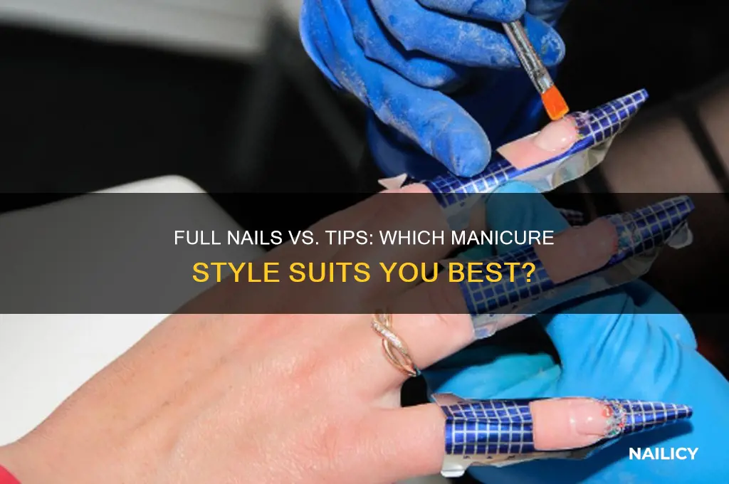 Full Nails Vs. Tips: Which Manicure Style Suits You Best? | Nailicy