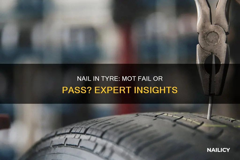 Nail In Tyre: Mot Fail Or Pass? Expert Insights | Nailicy