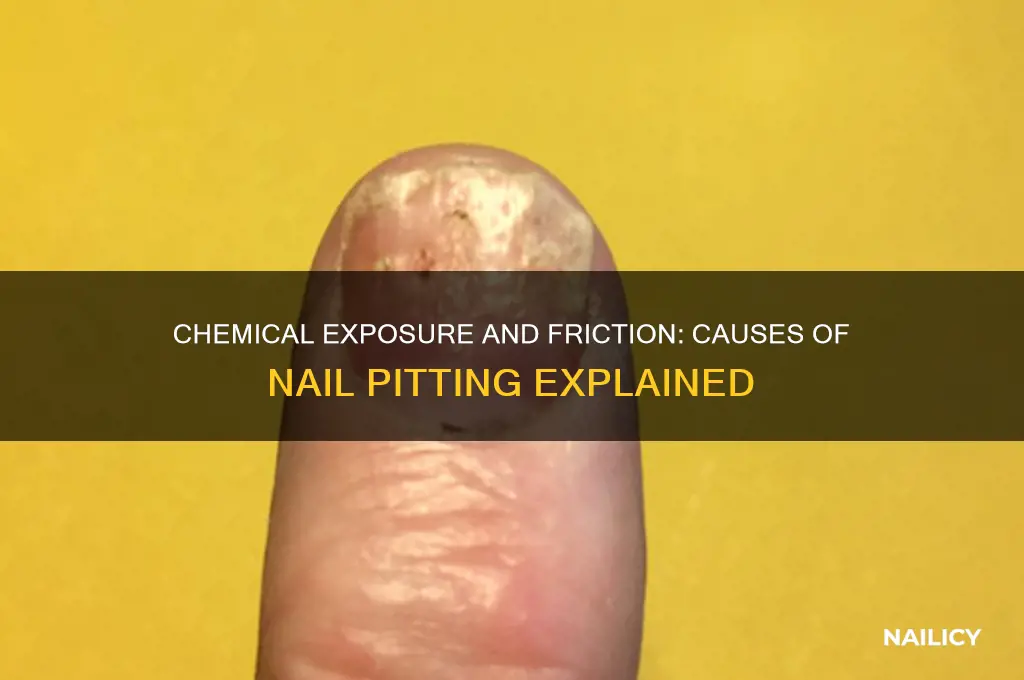 Chemical Exposure And Friction: Causes Of Nail Pitting Explained | Nailicy