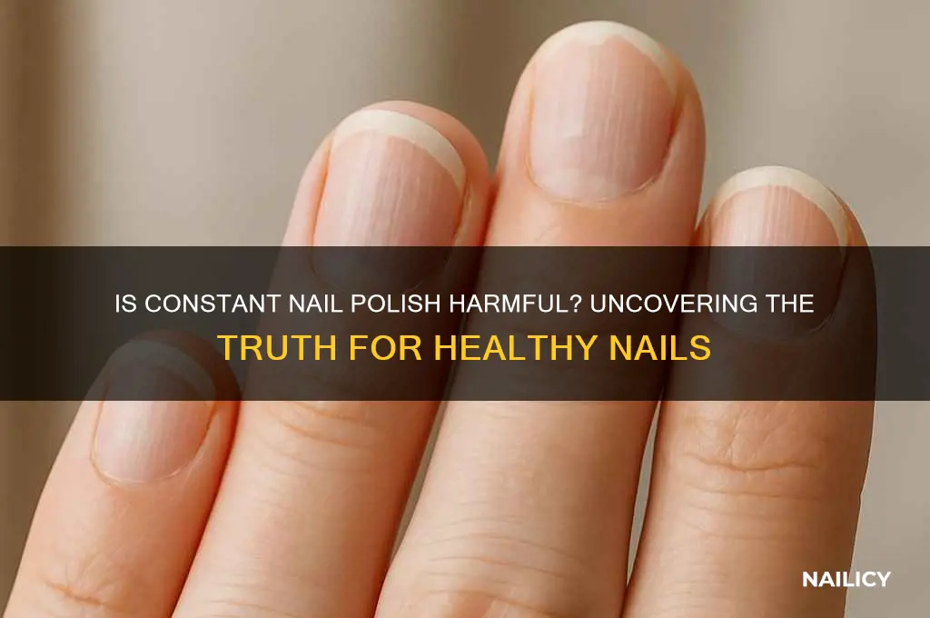 Is Constant Nail Polish Harmful? Uncovering The Truth For Healthy Nails ...