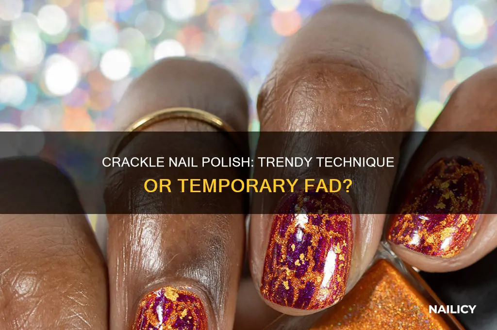 Crackle Nail Polish: Trendy Technique Or Temporary Fad? | Nailicy