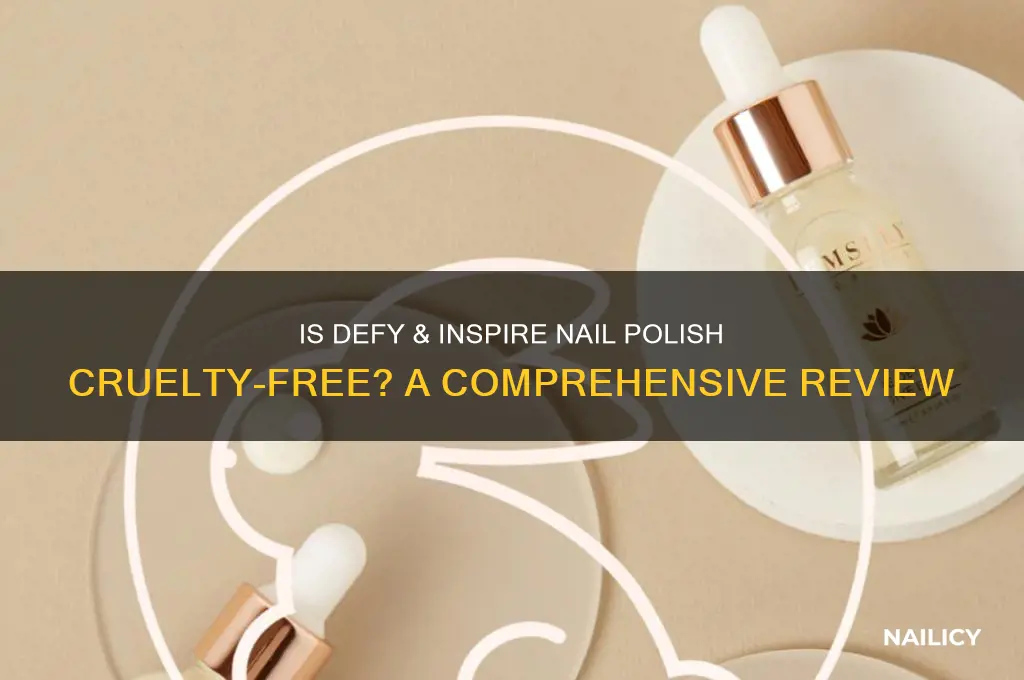 Is Defy & Inspire Nail Polish Cruelty-Free? A Comprehensive Review ...