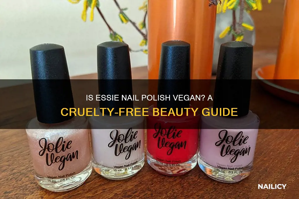 Is Essie Nail Polish Vegan? A Cruelty-Free Beauty Guide | Nailicy