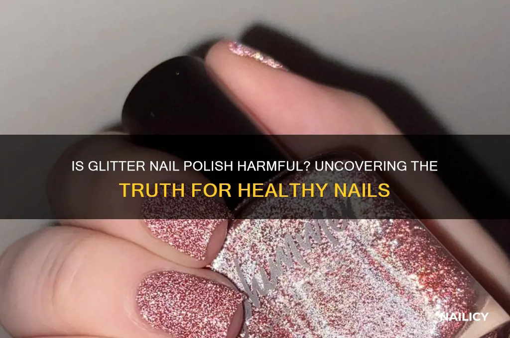 Is Glitter Nail Polish Harmful? Uncovering The Truth For Healthy Nails ...