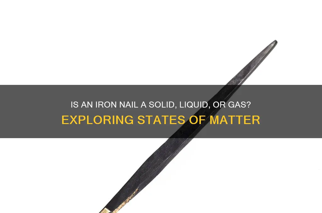 Is An Iron Nail A Solid, Liquid, Or Gas? Exploring States Of Matter ...