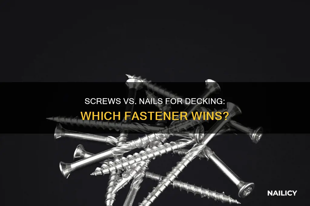 Screws Vs. Nails For Decking: Which Fastener Wins? | Nailicy