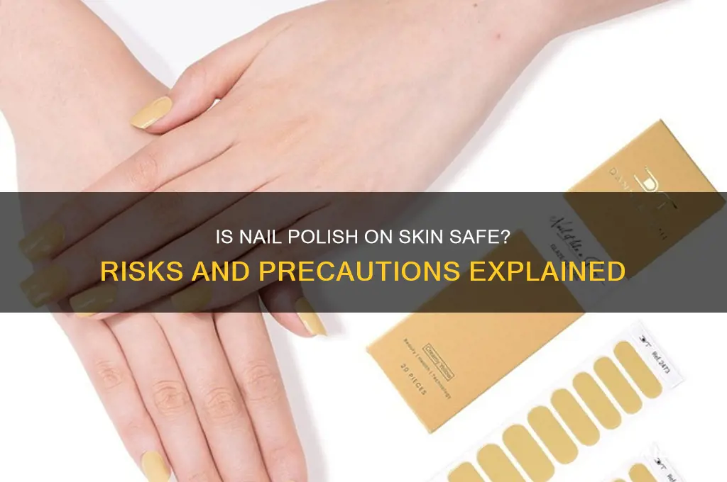 Is Nail Polish On Skin Safe? Risks And Precautions Explained | Nailicy
