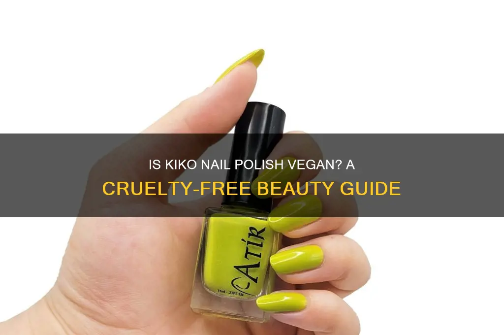 Is Kiko Nail Polish Vegan? A Cruelty-Free Beauty Guide | Nailicy