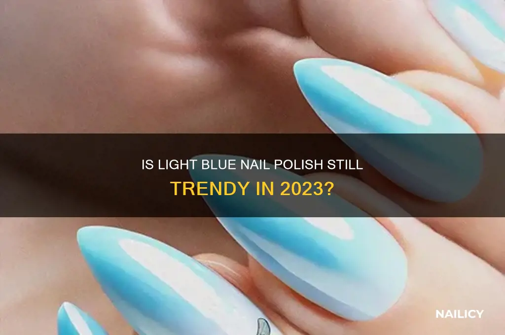 Is Light Blue Nail Polish Still Trendy In 2023? | Nailicy