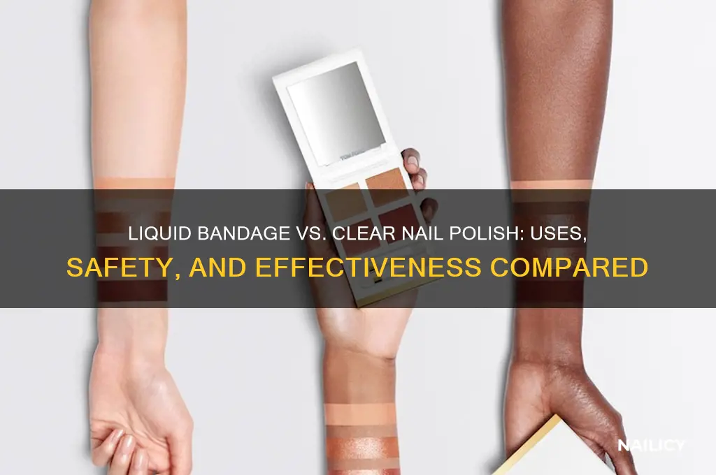Liquid Bandage Vs. Clear Nail Polish: Uses, Safety, And Effectiveness ...