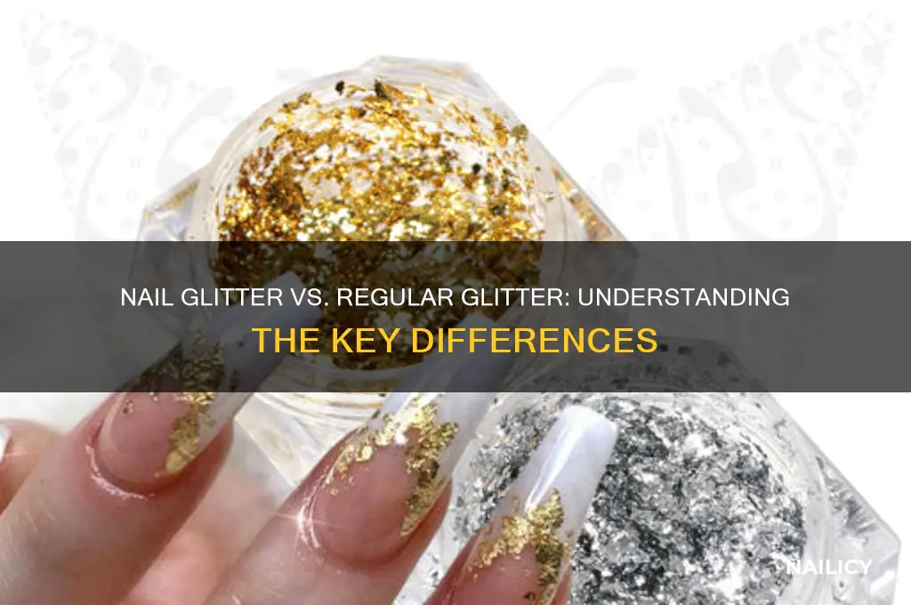 Nail Glitter Vs. Regular Glitter: Understanding The Key Differences ...